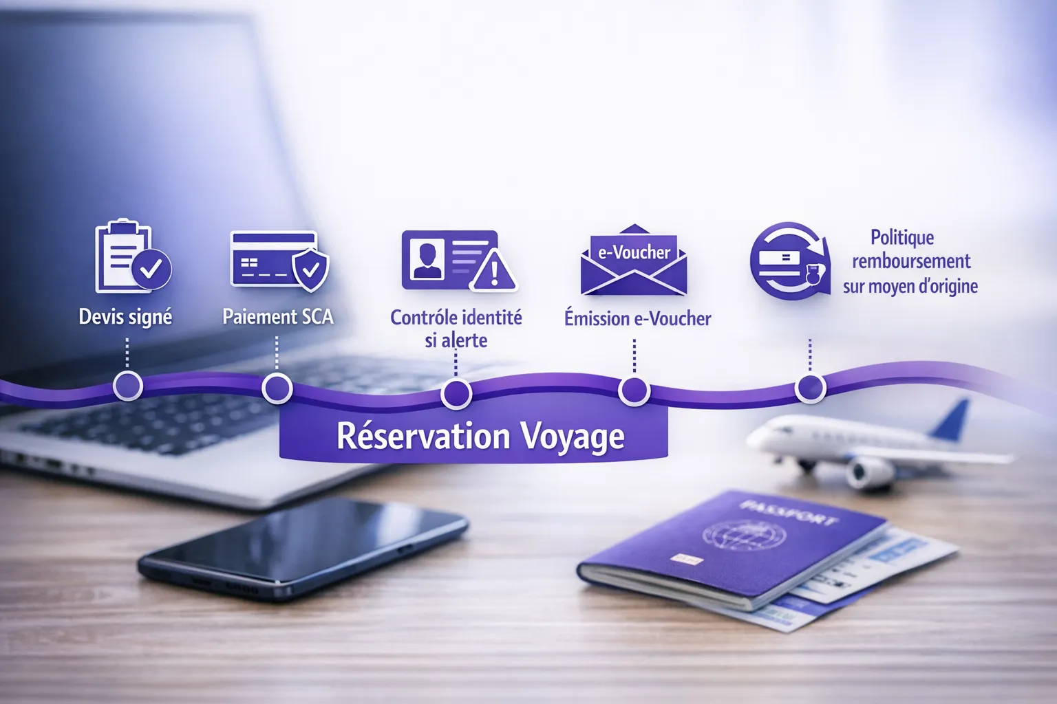 Reservation voyage: 7 messages anti‑fraude à afficher – Elia Pay